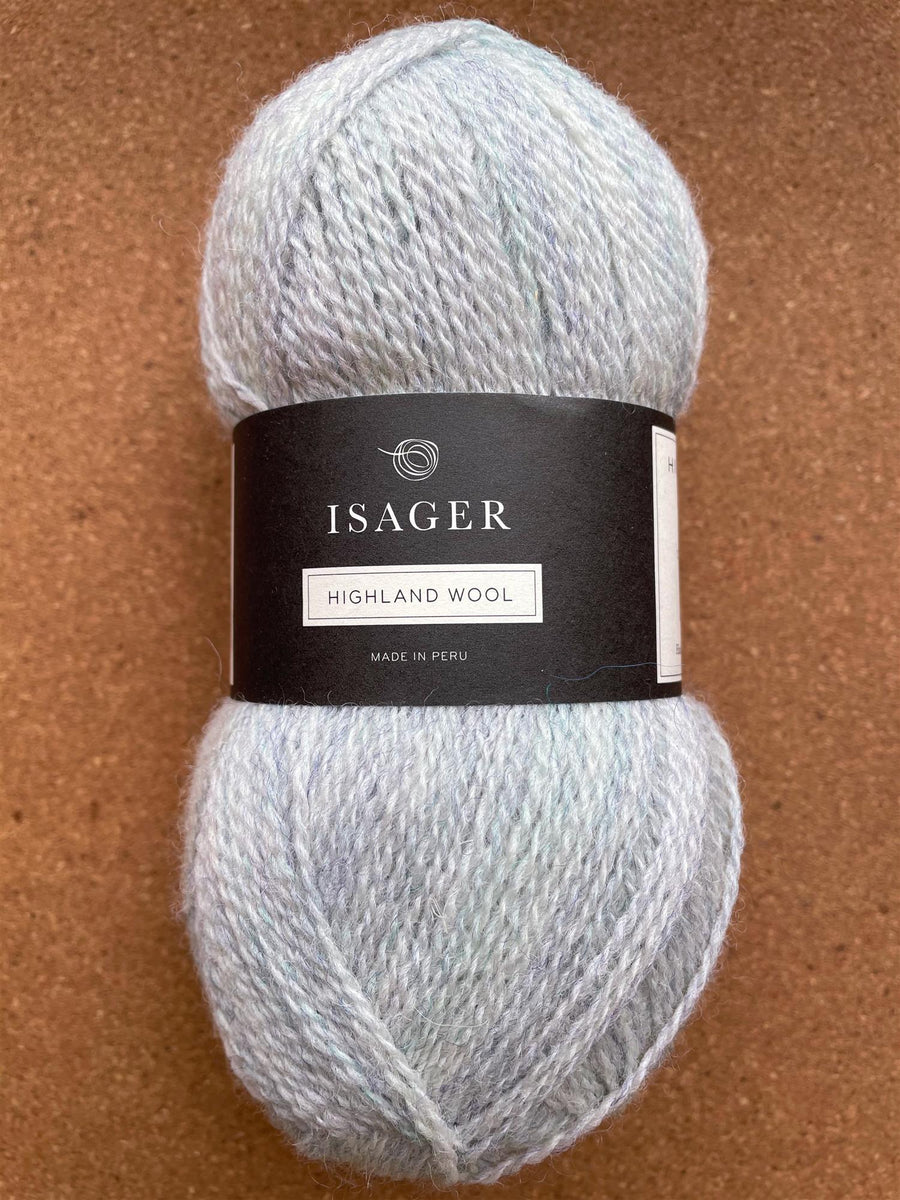 Isager ICE BLUE - Highland Wool · Garntopia